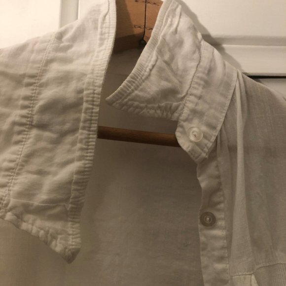 Hobo style | Tops | White Women Hobo Style Shirt Longer Tunic | Poshmark